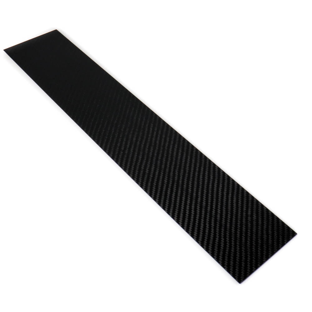 Carbon fibre strips bars Gloss and Matte Twill and Plain weave